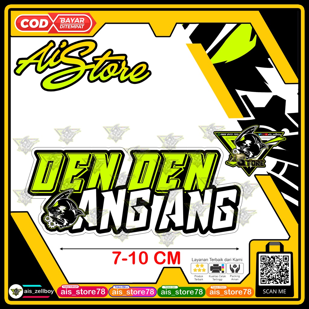 Jual Stiker Den Den Ang Ang | Shopee Indonesia