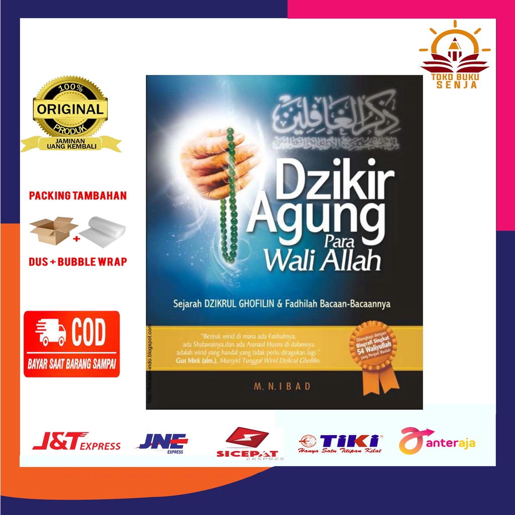 Jual Buku zikir zikir Dzikrul Ghofilin shalawat muqqarabin asmaul husna ...