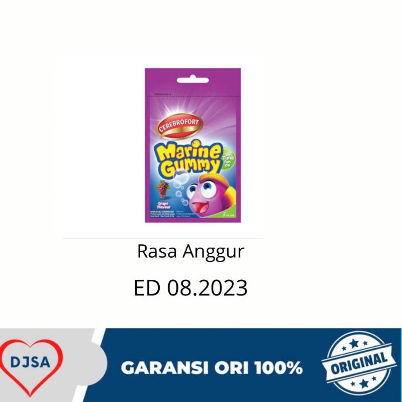 Jual CEREBROFORT MARINE GUMMY RASA ANGGUR PERMEN VITAMIN SUPLEMEN ANAK ...