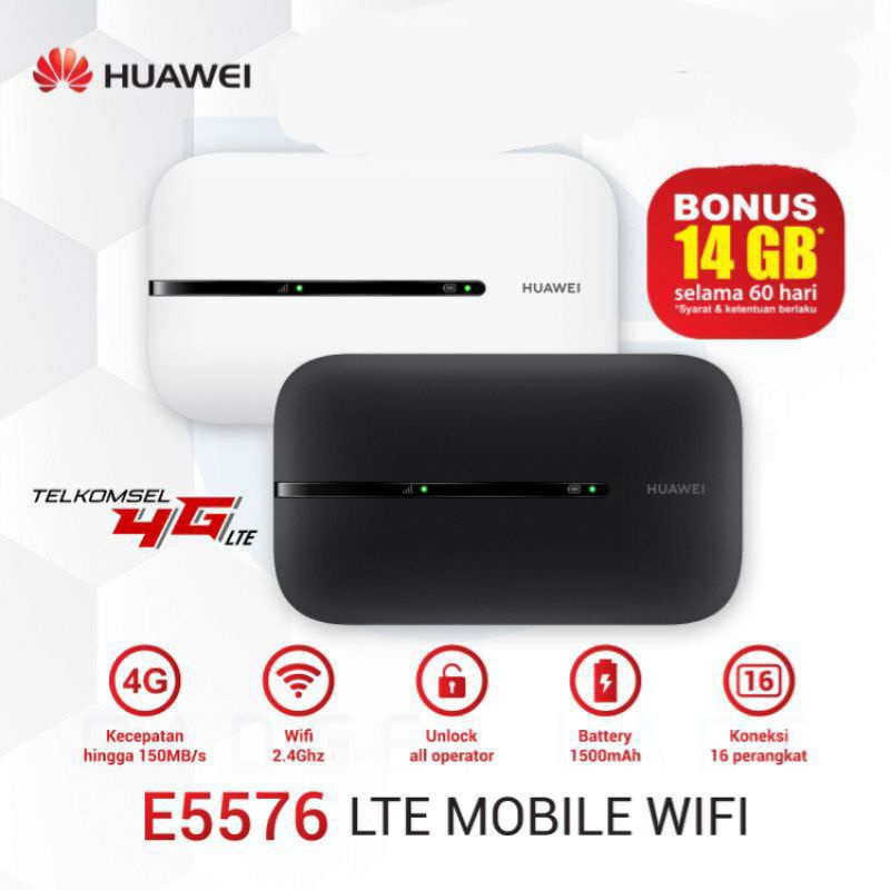 Jual Modem Huawei E5576 Modem Wifi Router 4G LTE UNLOCK Version Free ...