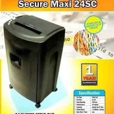 Jual Paper Shredder Secure Maxi 24Sc Mesin Penghancur Pemotong Kertas ...