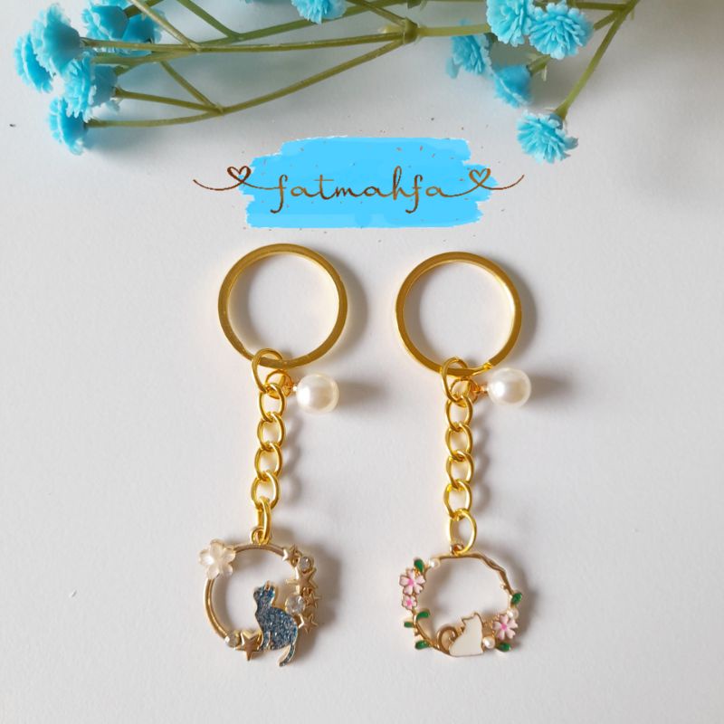Jual Gantungan Kunci / KeyChain / BagChain Kucing Mutiara | Shopee ...