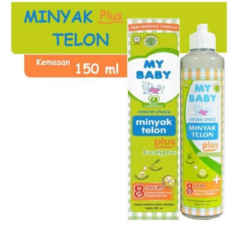 Jual My Baby Minyak Telon Plus / Minyak Telon Bayi Anti Nyamuk / My ...