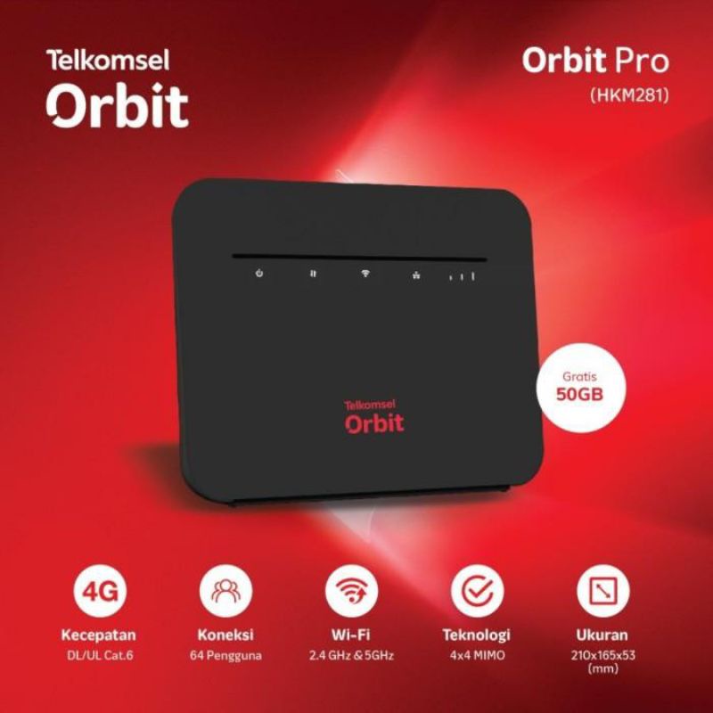 Jual Orbit HKM281 Router SIM Card 4G LTE Dual Ban d 2,4Ghz / 5Ghz S1 ...