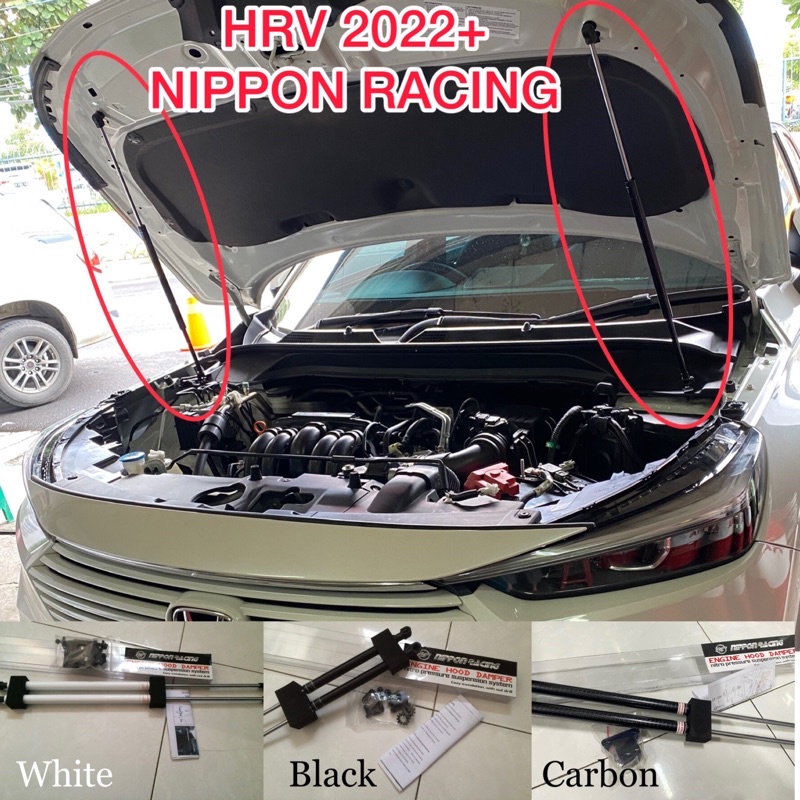 Jual Hood damper Honda new HRV 2022+ merk Nippon Racing shock kap mesin ...
