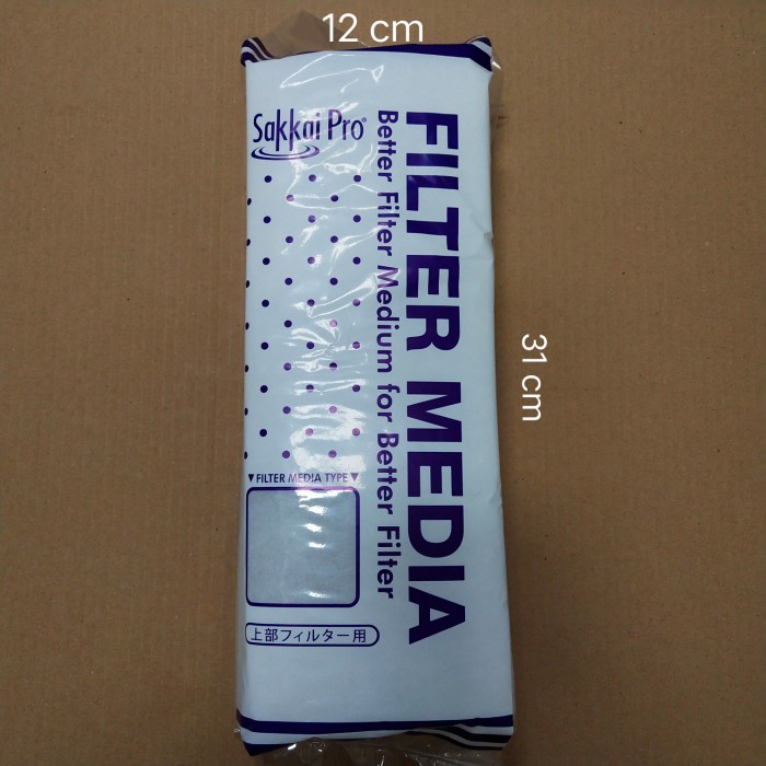 Jual Media Filter Kapas Busa Aquarium SAKKAI PRO 4 Lapis 30 X 12 CM ...