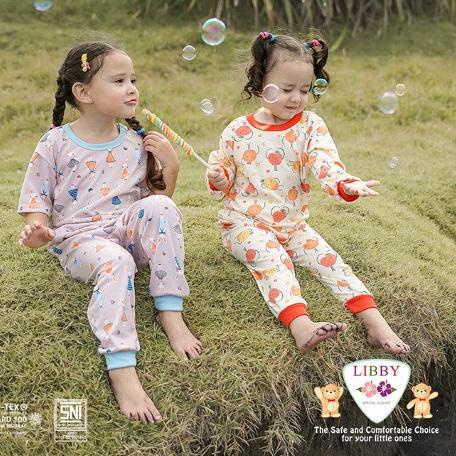 Jual New Products LIBBY Baju Kodok Segiempat Motif Hello Sunshine (1 pcs) | Shopee Indonesia