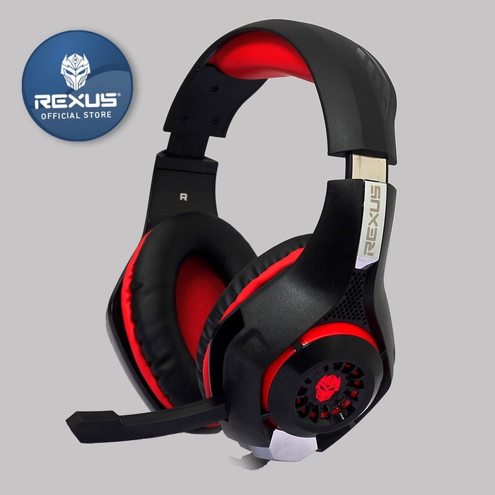 Jual Rexus F55 Headset Gaming Vonix with Mic LED F-55 auar1u590 Segera ...