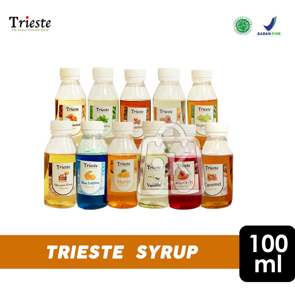 Jual Trieste Syrup / Sirup Repack (Botol 100ml) | Shopee Indonesia