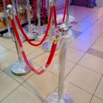 Jual Tiang Antrian Pembatas / Railing Stand Antrian Pembatas | Shopee ...