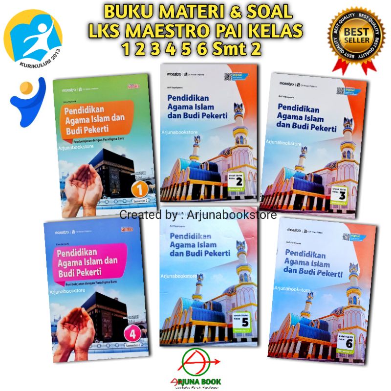 Jual BUKU LKS MAESTRO AGAMA ISLAM KELAS 1 2 3 4 5 6 SD Semester 2 | Shopee Indonesia