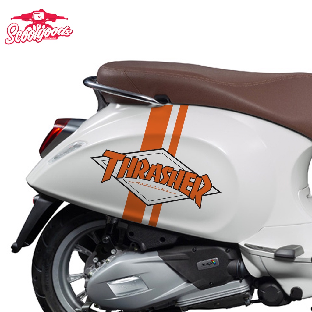 Jual STICKER DECAL/ STICKER MOTOR/ STICKER VESPA TRASHER 1 | Shopee ...