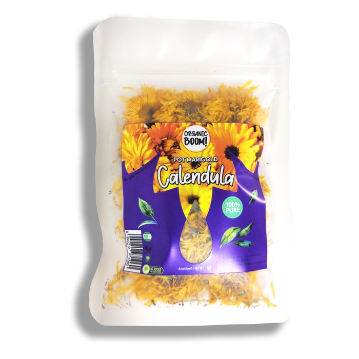 Jual Organic Boom! - Calendula Pot Marigold Flower 10g Bunga Kering ...