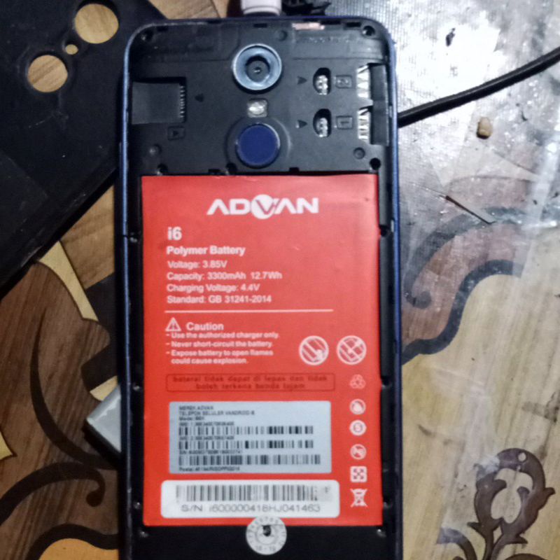 Jual hp advan i6 mesin normal lcd tc pecah | Shopee Indonesia