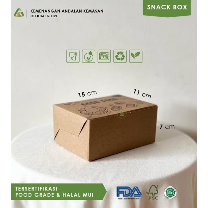 Jual Snack Box Design/Box Fried Chicken / Dus Fried Chicken / Dus Snack ...