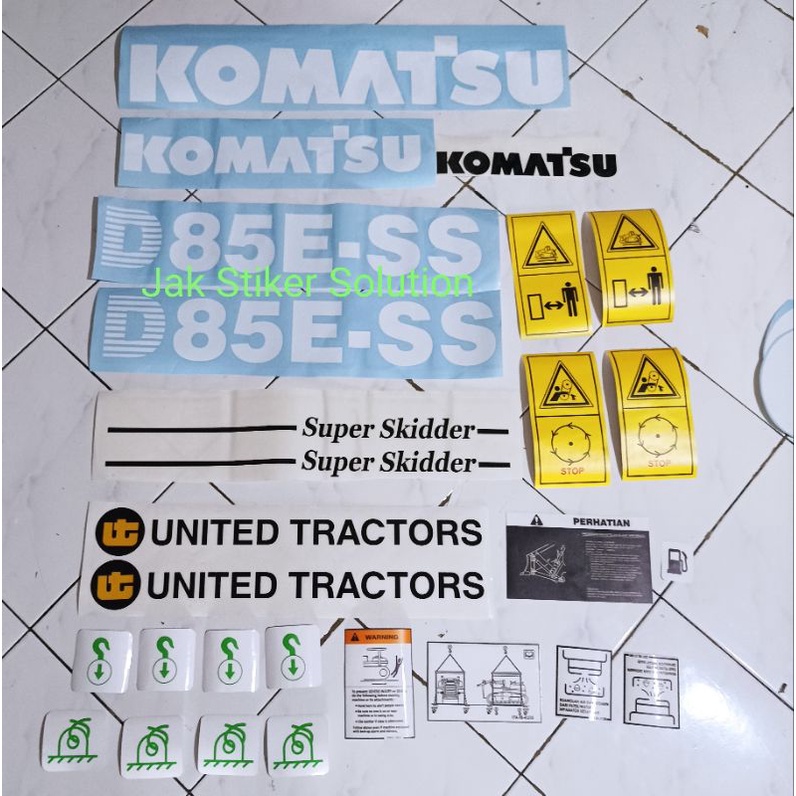 Jual Stiker Dozer Komatsu D85ESS Decal Alat berat | Shopee Indonesia