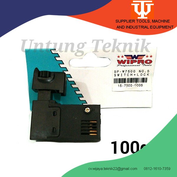 Jual WIPRO SPARE PART SWITCH SAKLAR W7500 MESIN POLES POLISHER 5 INCH ORI | Shopee Indonesia
