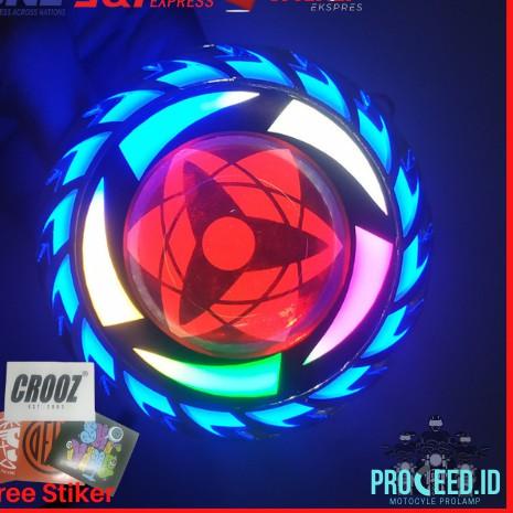 Jual Model Baru!! PROJIE SHARINGAN RAINBOW 3,5 INCH LED 4 MODE | Shopee ...