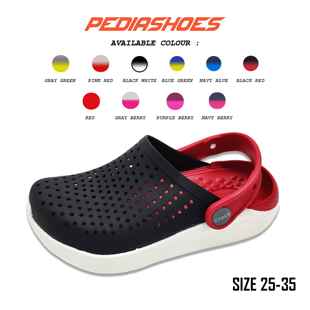 Jual Crocs Fun Lab Literide Clog Kids Crocs Anak Cowo Cewe Sandal Anak ...