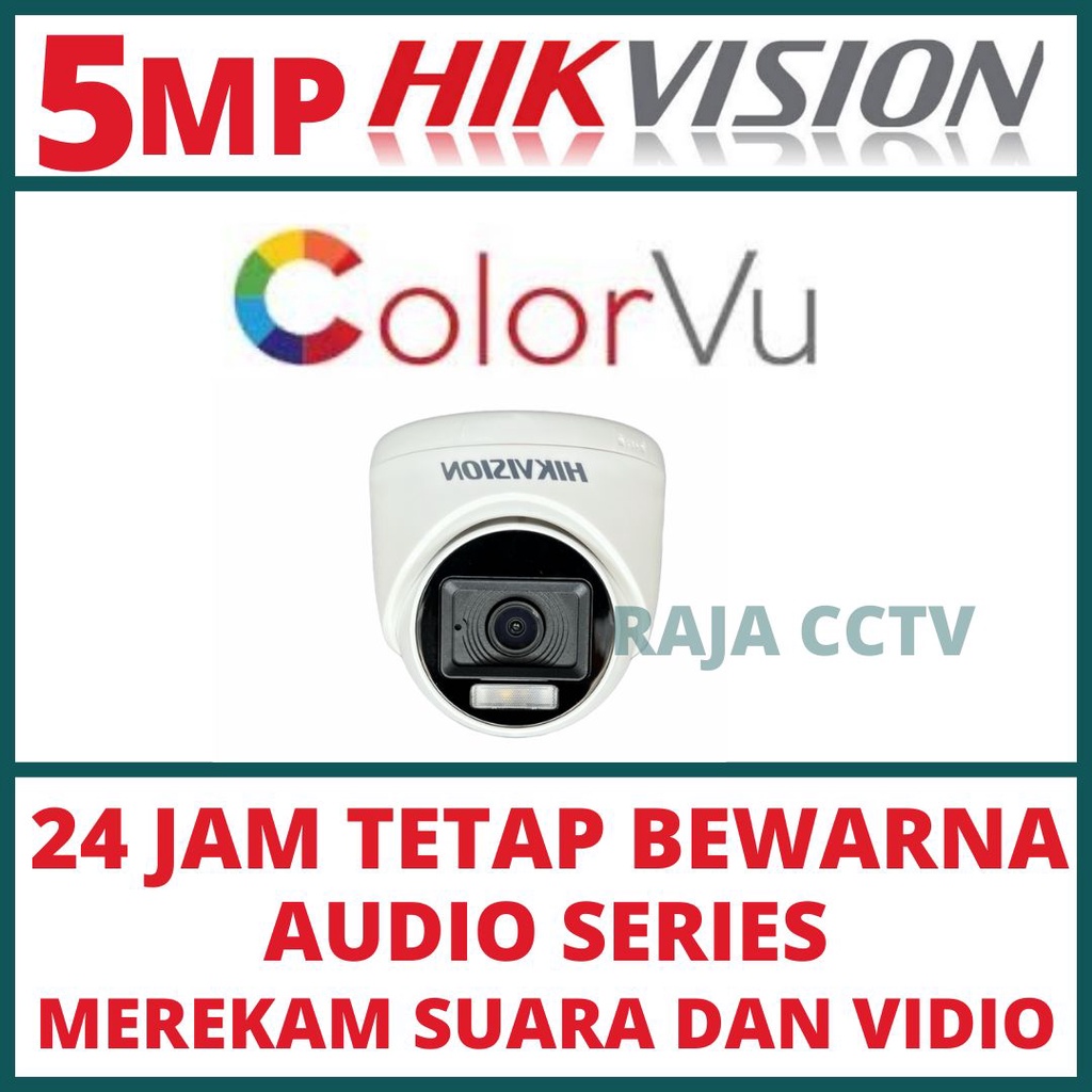 Jual CAMERA CCTV HIKVISION 5MP COLORVU INDOOR OUTDOOR KAMERA COLORVU ...
