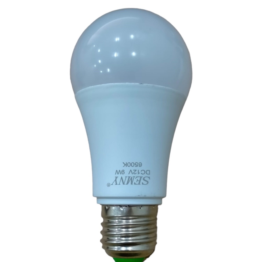 Jual Bohlam Lampu LED DC 12V 9W E27 Putih SY-228 9W Fitting Ulir E27 ...