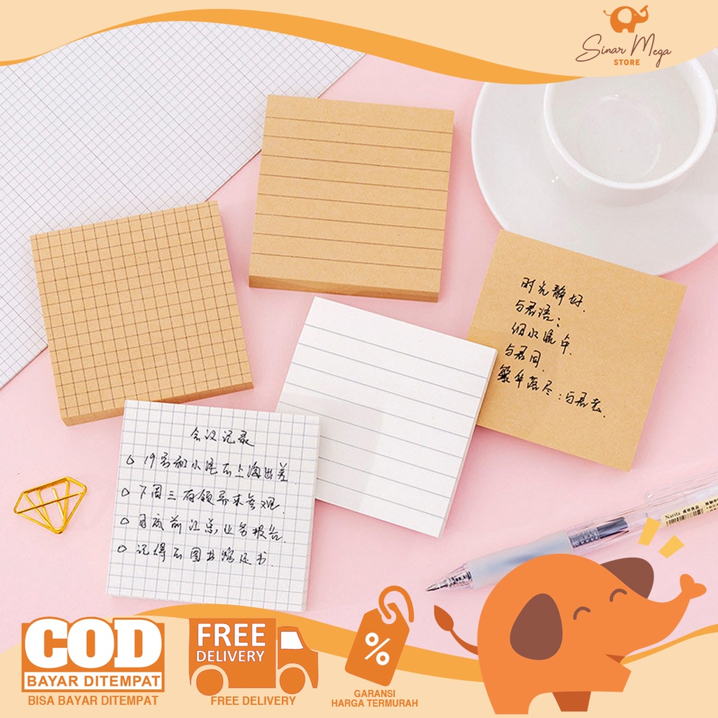 Jual Kraft or White Paper Mini Memopad / Kertas Memo Lucu Unik Murah ...