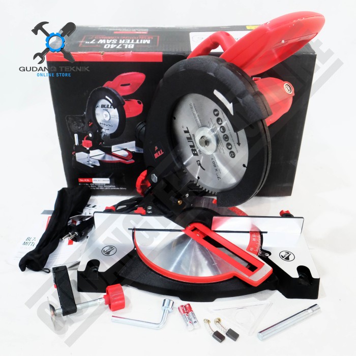 Jual Mesin Mittersaw Listrik Potong Aluminium 7" BL740 BULL / Mesin ...