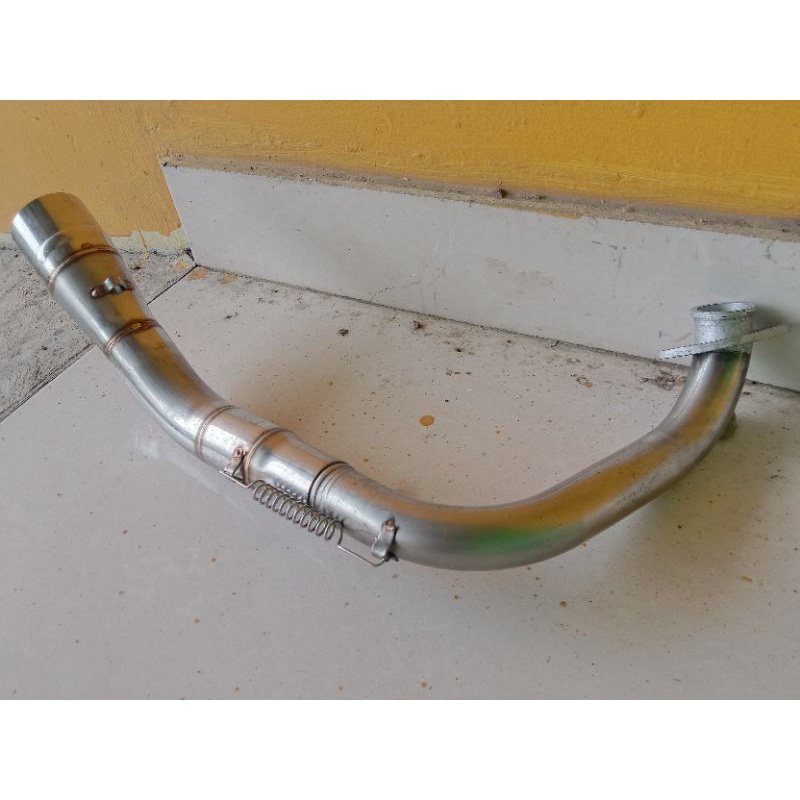 Jual Big elbow Honda Click 125 150 v1 v2 stainless | Elbow pipe click ...