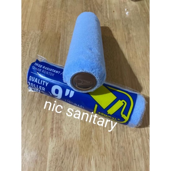 Jual Bulu rol roll admiral 9 inch / isi roller cat / refill kuas cat ...