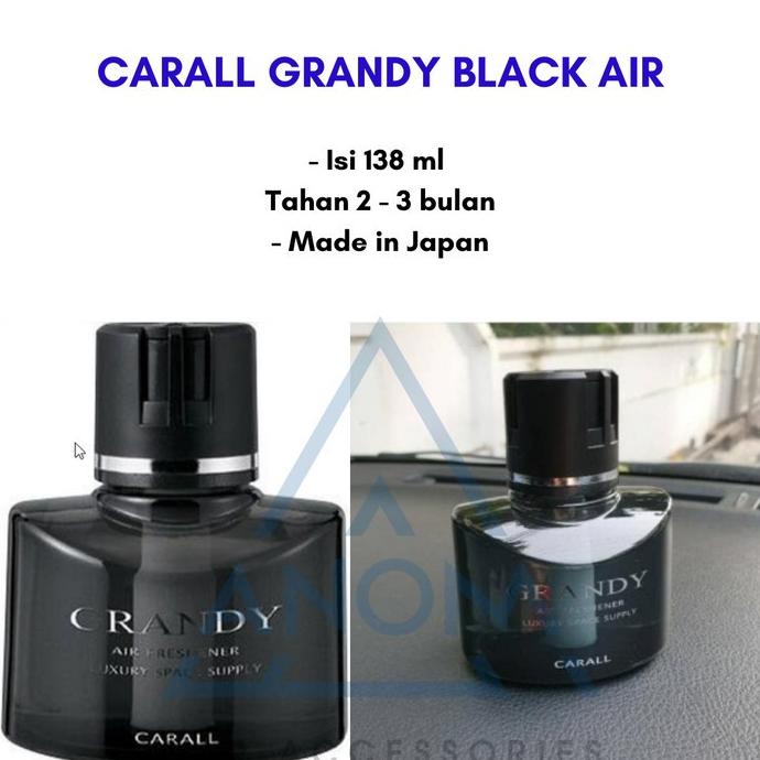 Jual Sale Parfum Mobil Cair Carall Jepang Grandy Black Air Freshener Luxur Stormomon | Shopee ...
