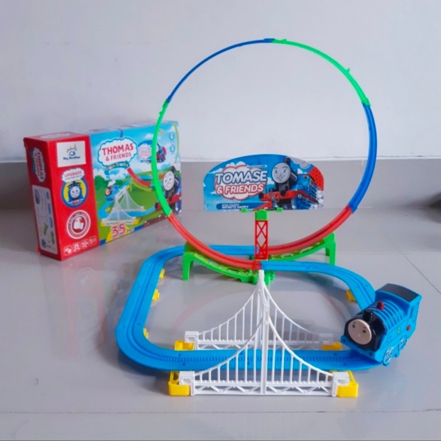 Jual Mainan anak kereta api thoomas train track set mini jalur lintasan ...