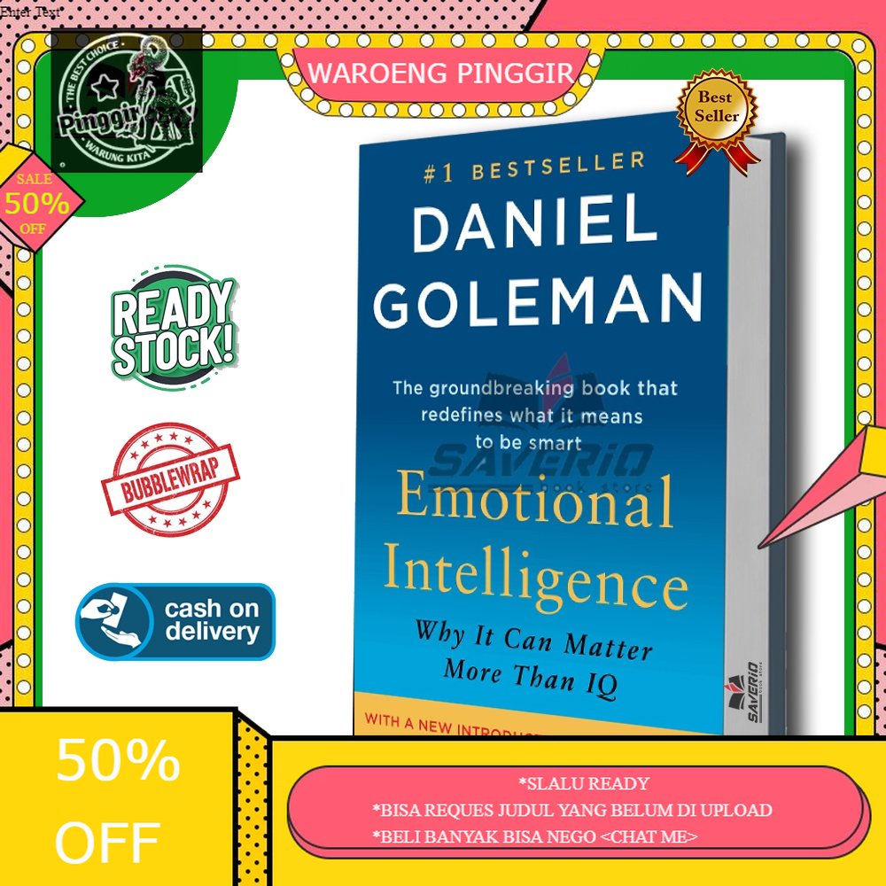 Jual Buku EMOTIONAL INTELLIGENCE by Dan Goleman | Shopee Indonesia