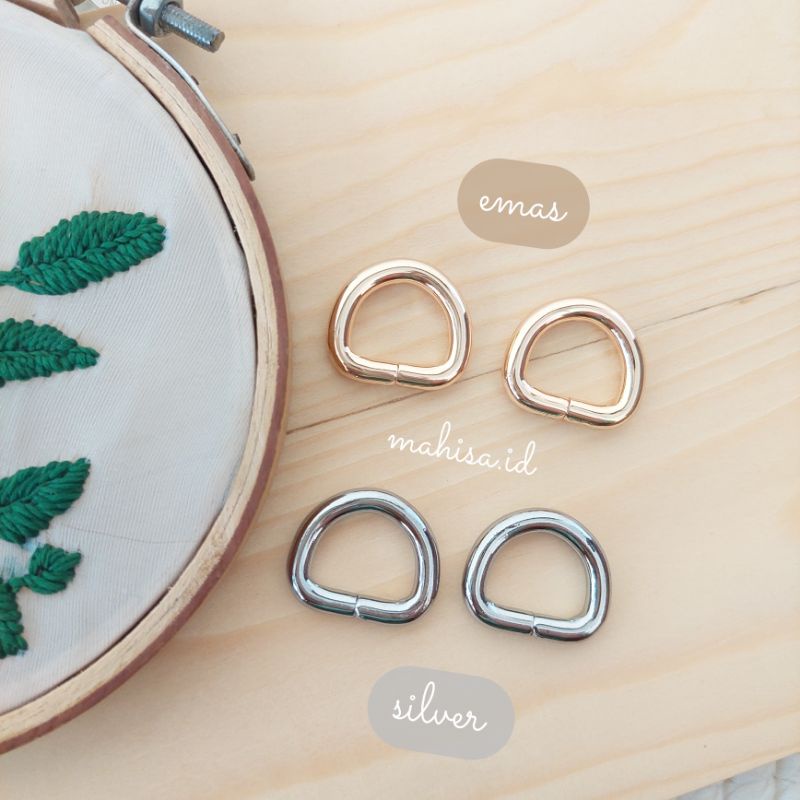 Jual Ring D Premium Import | Besi Tebal | Besi Kait Tas | Kew-kew Tas ...