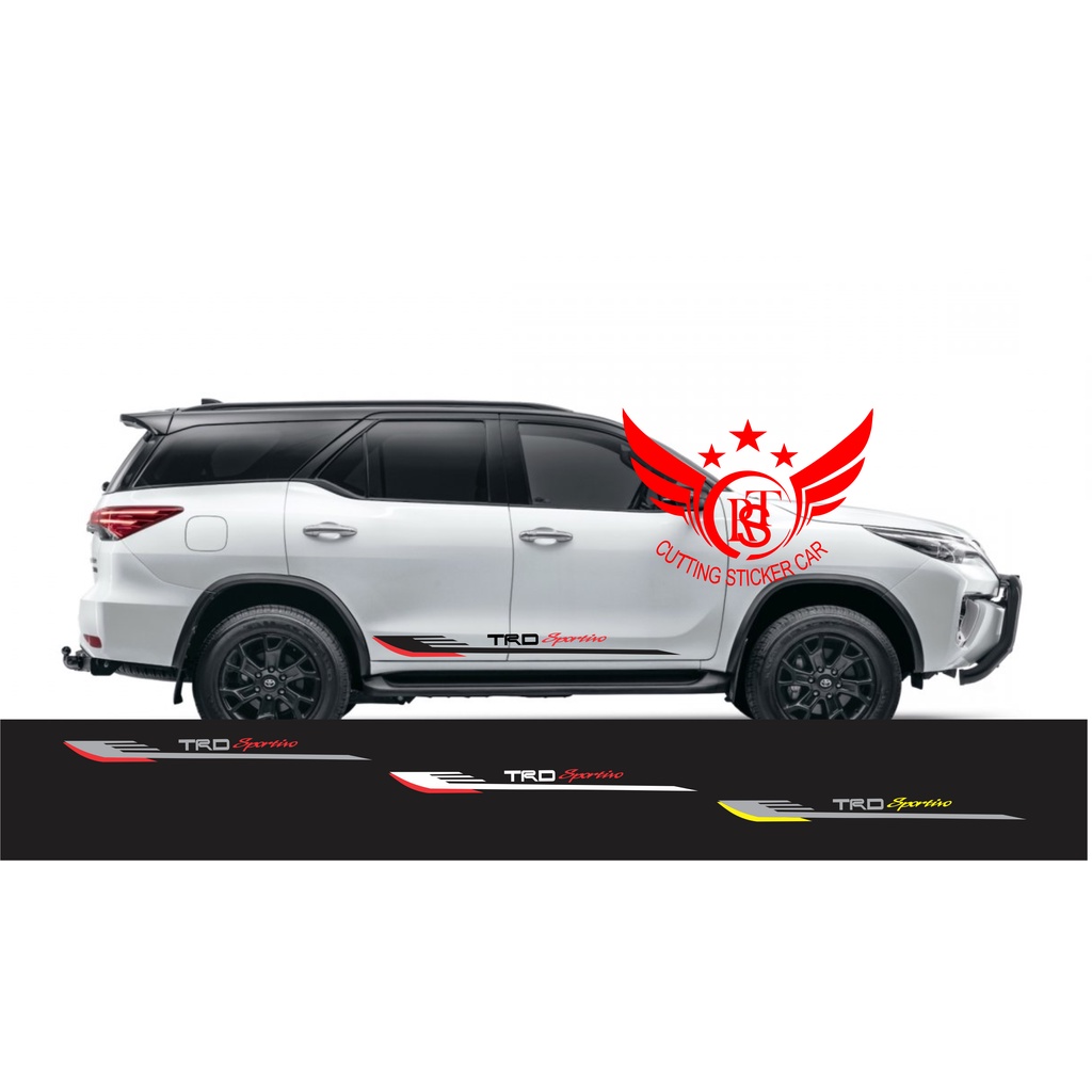 Jual stiker sticker list toyota trd cutting sticker mobil toyota ...