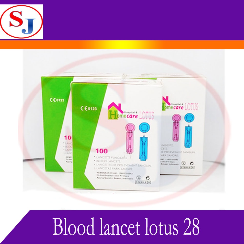 Jual Blood Lancet lotus 28/Jarum Buat test Darah | Shopee Indonesia