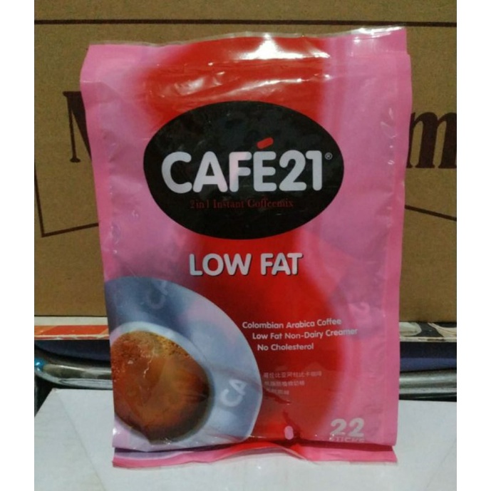 Jual Cafe21 2in1 Instant Coffeemix Low Fat Non Dairy Creamer No ...