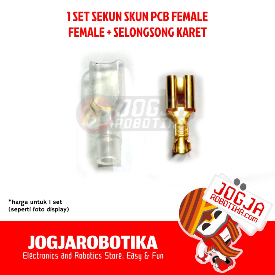 Jual SEKUN SKUN PCB 1 SET FEMALE+SELONGSONG KARET | Shopee Indonesia