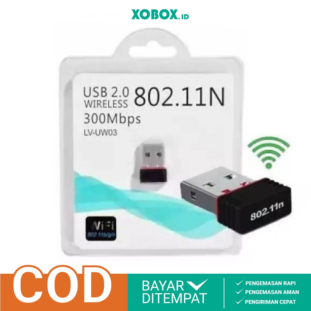 Jual XOBOX - USB WiFi Wireless Adapter Network Usb wifi dongle 300MBPS/ Wifi Dongle 802.11N ...