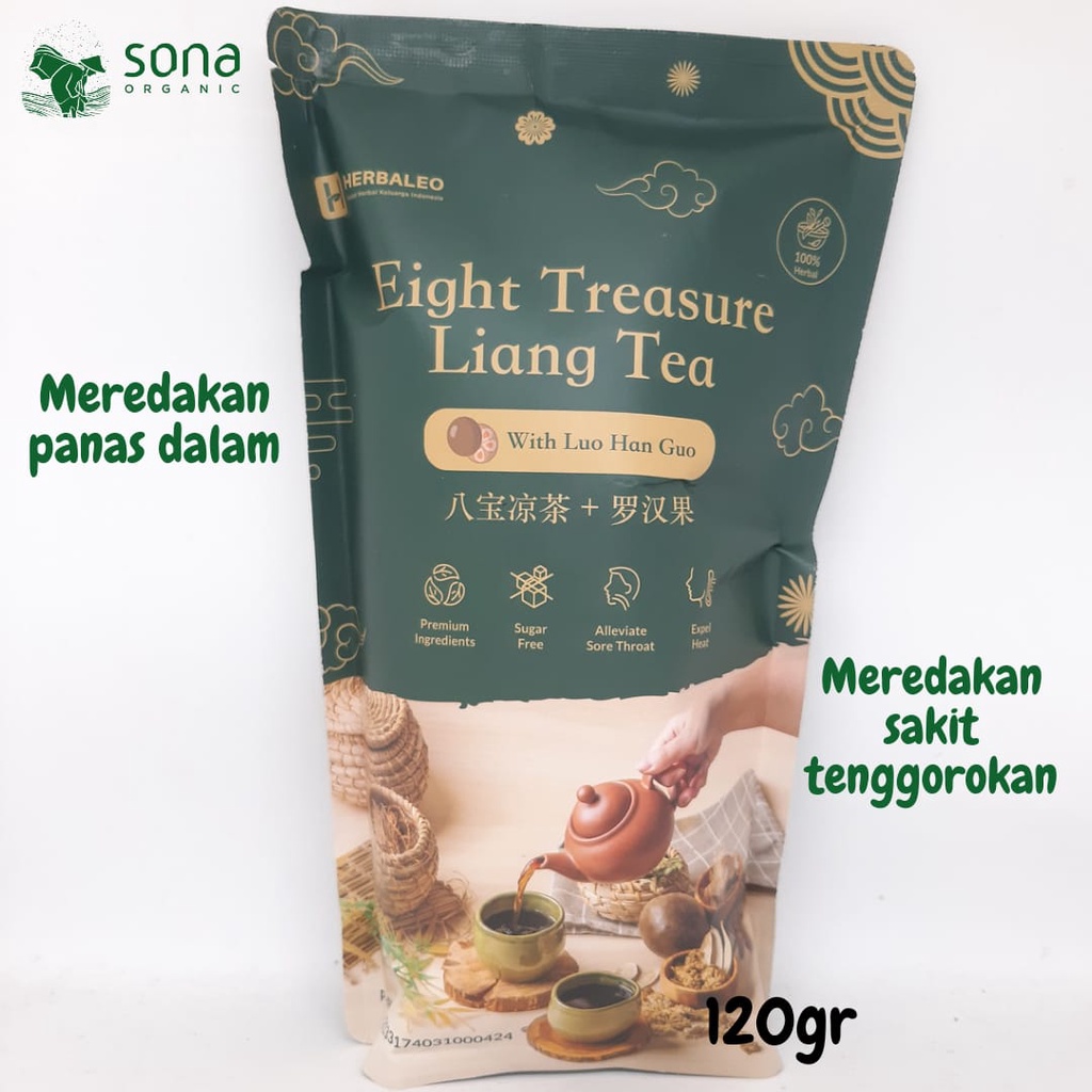 Jual Eight Treasure Liang Tea with Luo Han Guo / Teh Panas Dalam ...