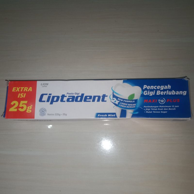 Jual Ciptadent Fresh Mint 225g+25g | Shopee Indonesia