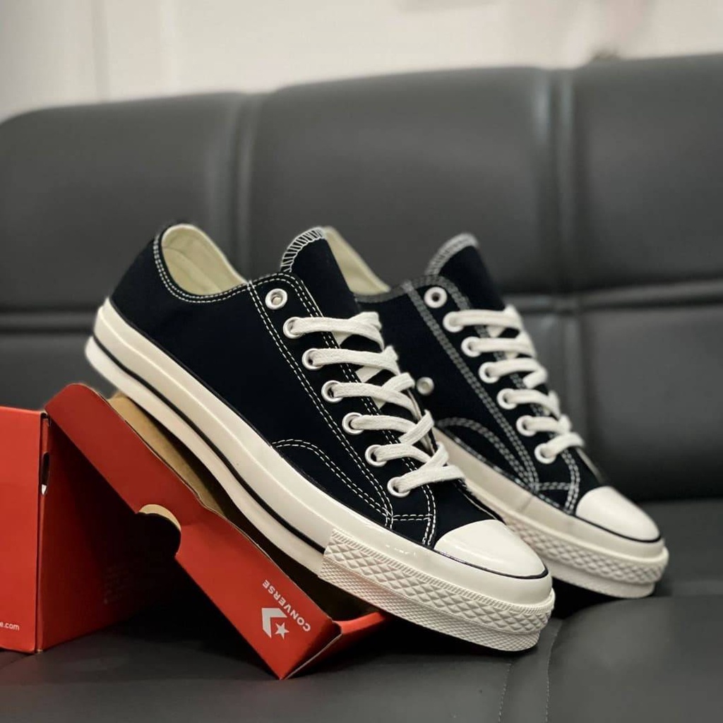 Jual CONVERSE ALL STAR 70S LOW - Black White | Shopee Indonesia