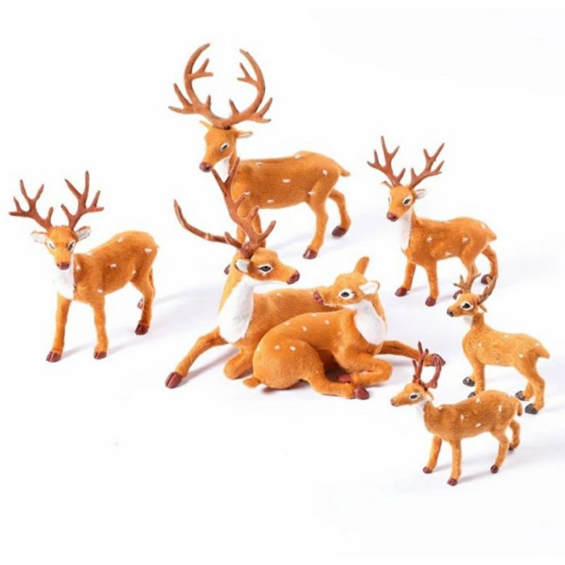 Jual Patung rusa tanduk pajangan raindeer rudolf rusa natal kado ...