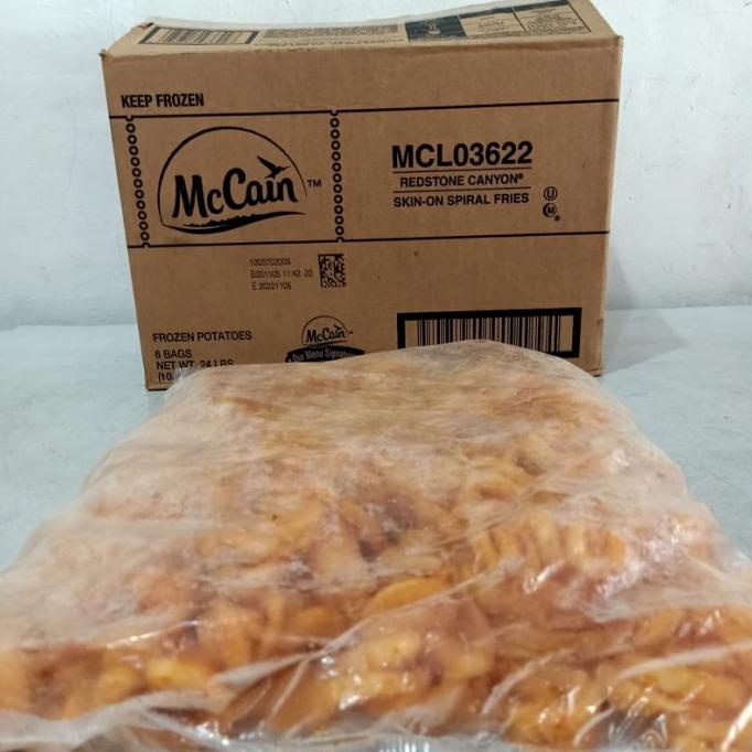 Jual KENTANG MC CAIN CURLY FRIES / SPIRAL 1,8 Kg | Shopee Indonesia