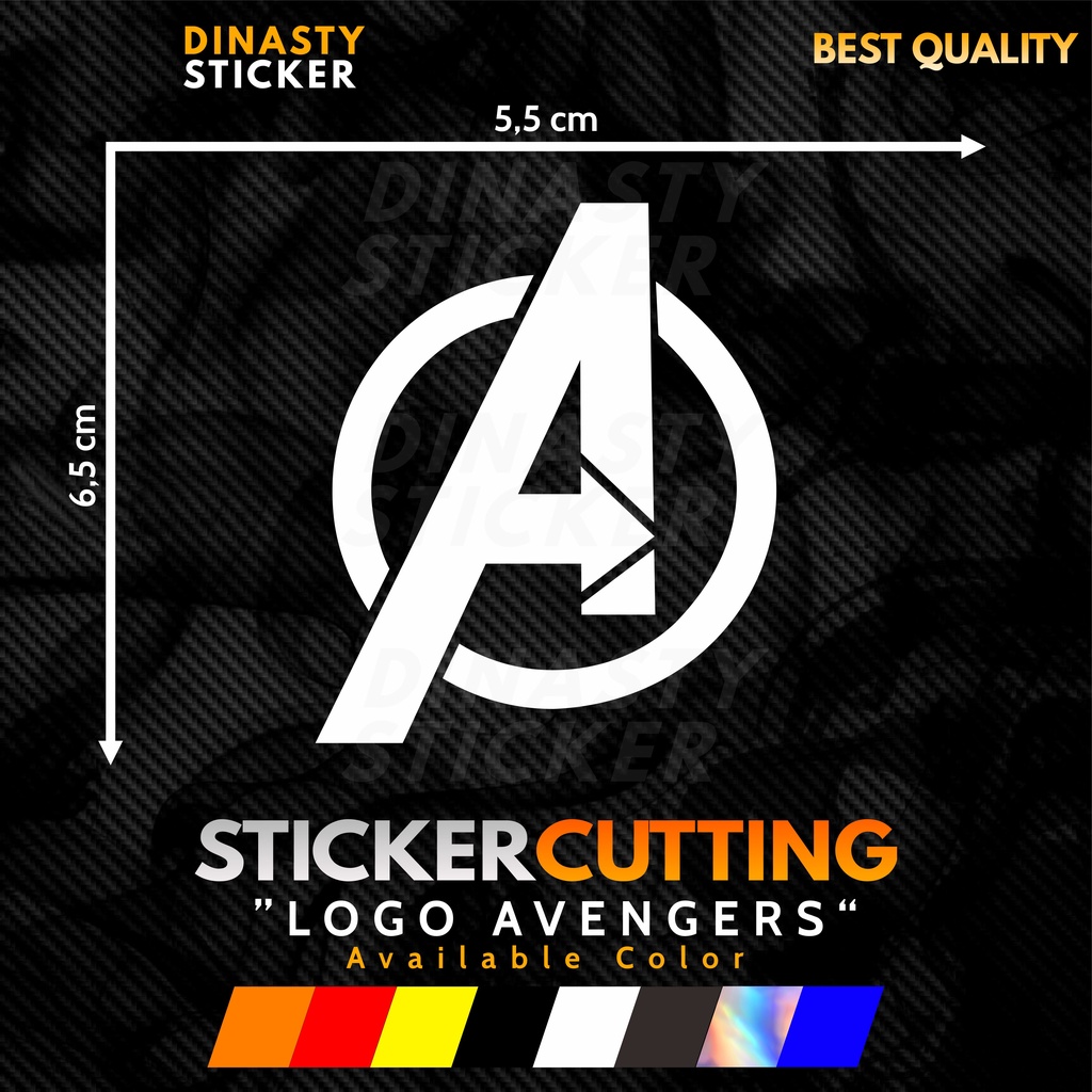Jual STICKER STIKER CUTTING VIRAL LOGO AVENGERS | Shopee Indonesia