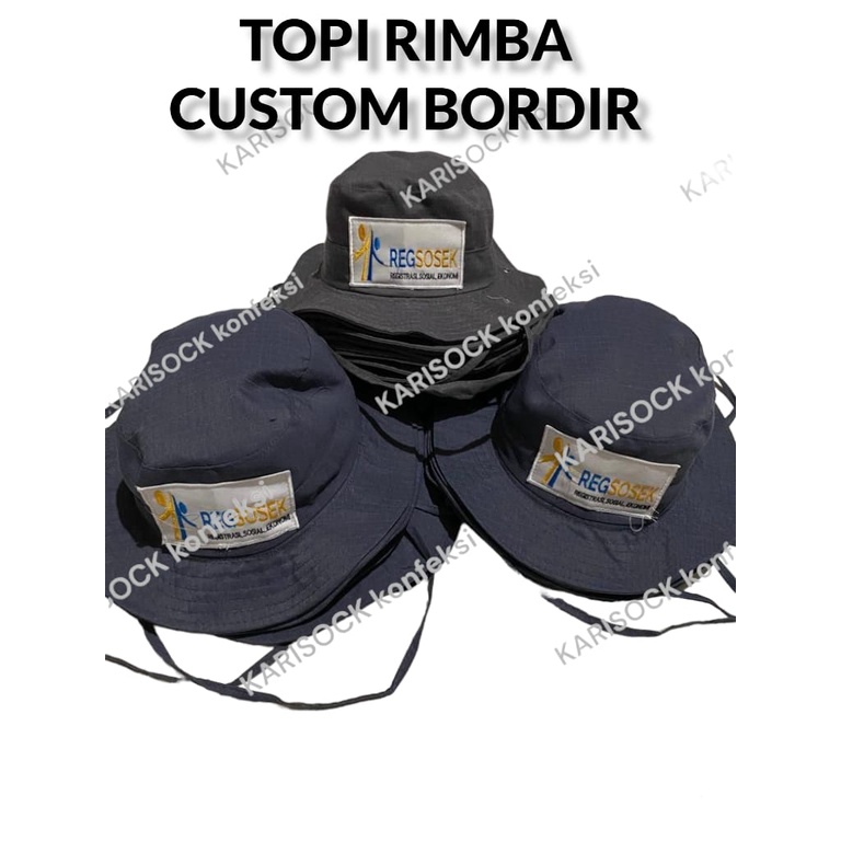 Jual Topi / Topi bucket / Topi rimba / Topi keplek / Topi petualang ...