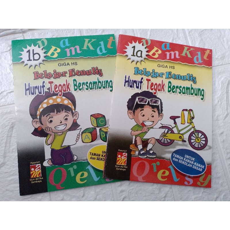 Jual PAKET 2 BUKU MENULIS HURUF TEGAK BERSAMBUNG - MENULIS HALUS - BUKU ...