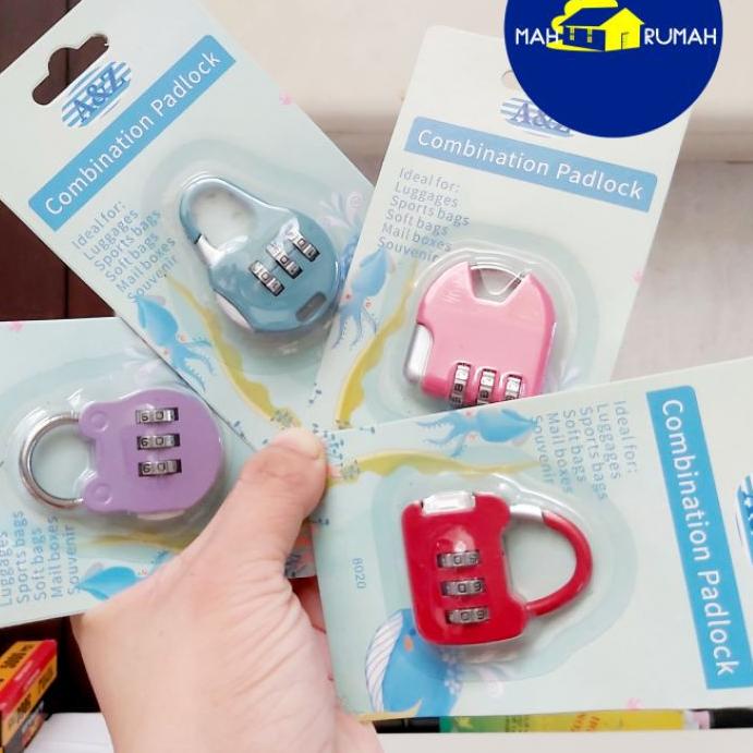 Jual Restock Gembok Pin Angka Kecil Koper Pin Password Angka Nomer ...