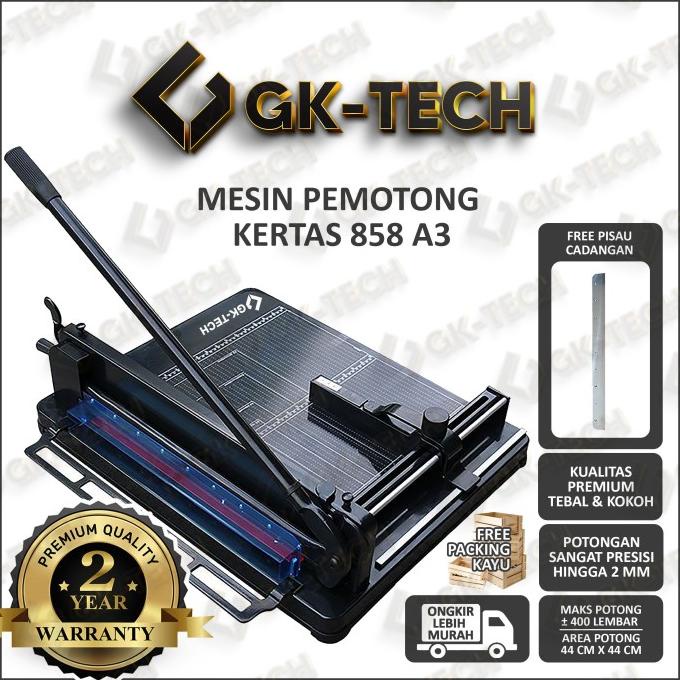 Jual Mesin Pemotong Kertas A3 1 Rim 858 Alat Pemotong Kertas 1 Rim