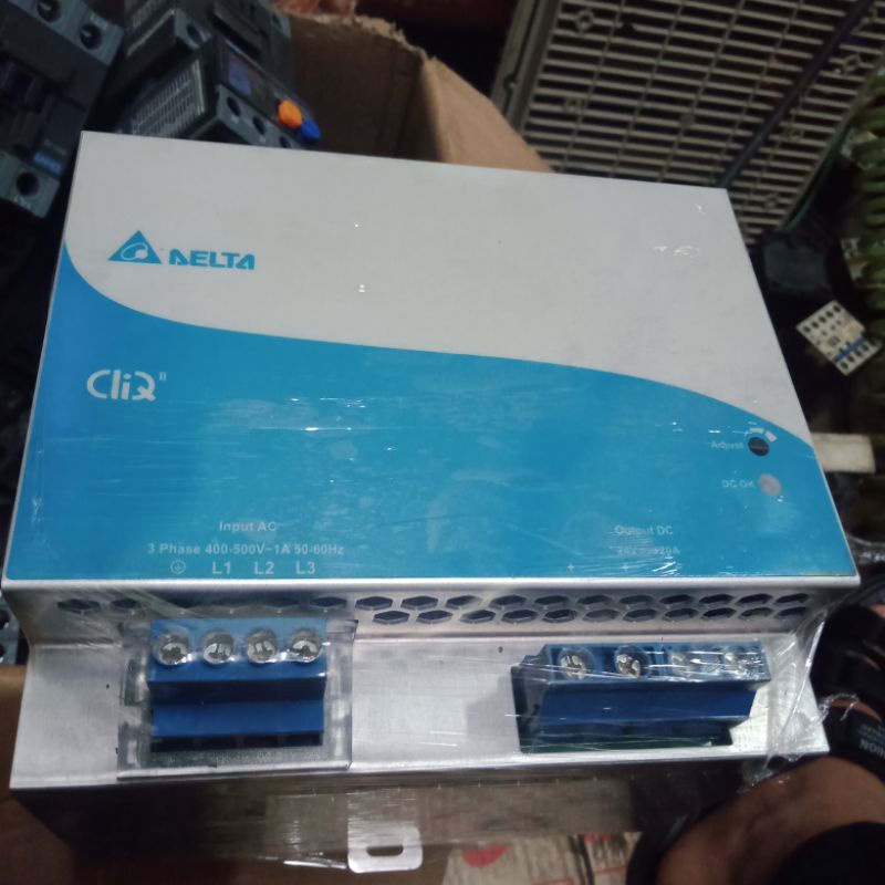 Jual power supply delta input 3phase 400-500v output 24Vdc 20a | Shopee ...