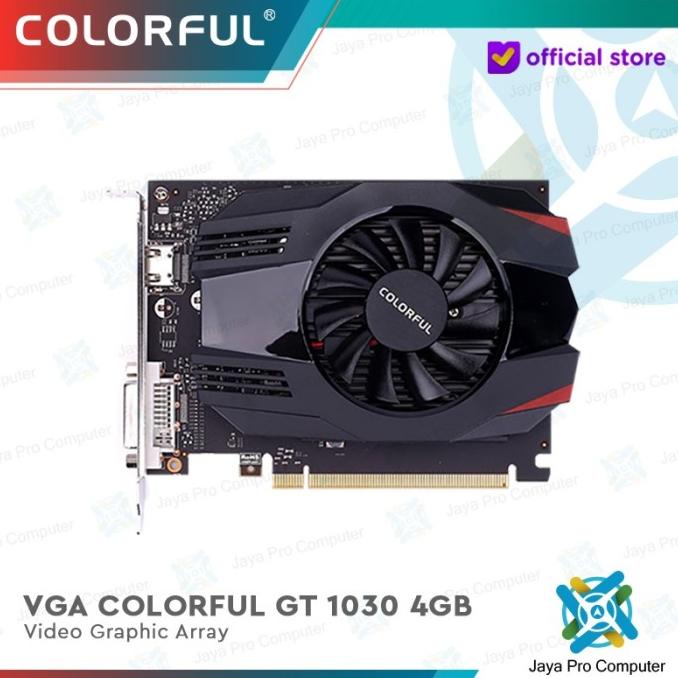 Jual Vga Colorful Geforce Gt 1030 4Gb V - 4Gb Gddr4 Non Cod | Shopee ...